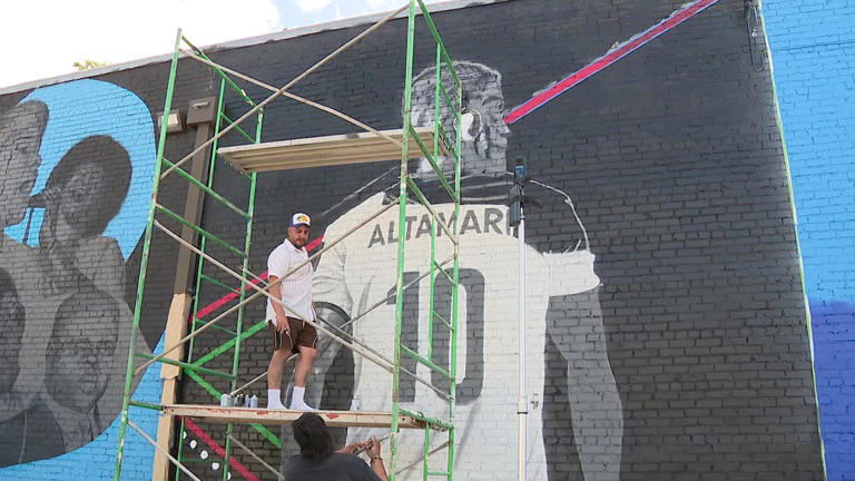 Dallas installs final artwork, decorations for World Cup festivities