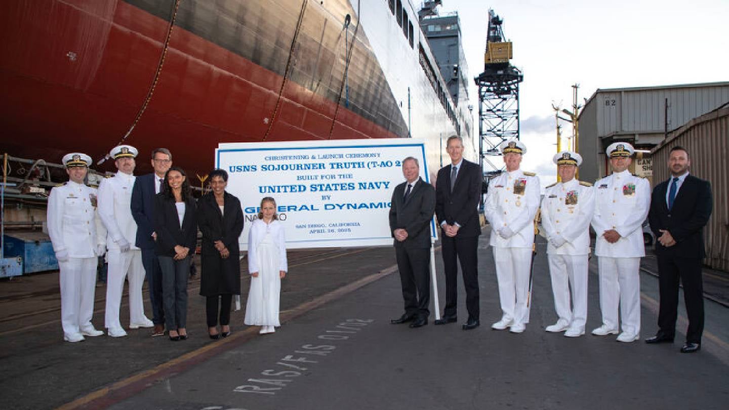 General Dynamics NASSCO delivers USNS Sojourner Truth to US Navy