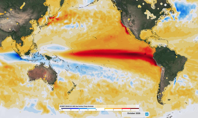 El Niño shaping Australia’s winter-spring 2026 weather outlook – in maps