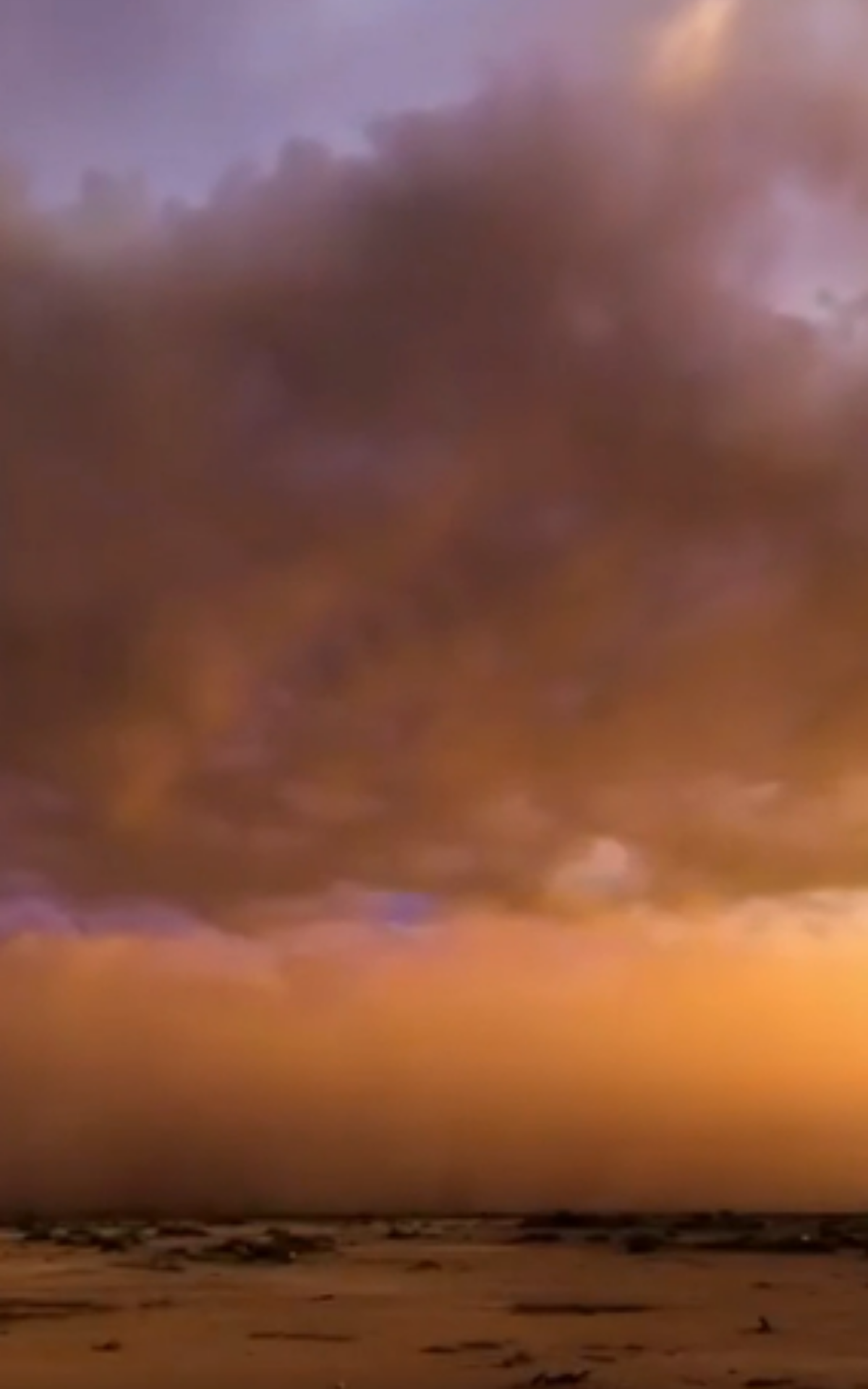 Monsoon over Arizona skies