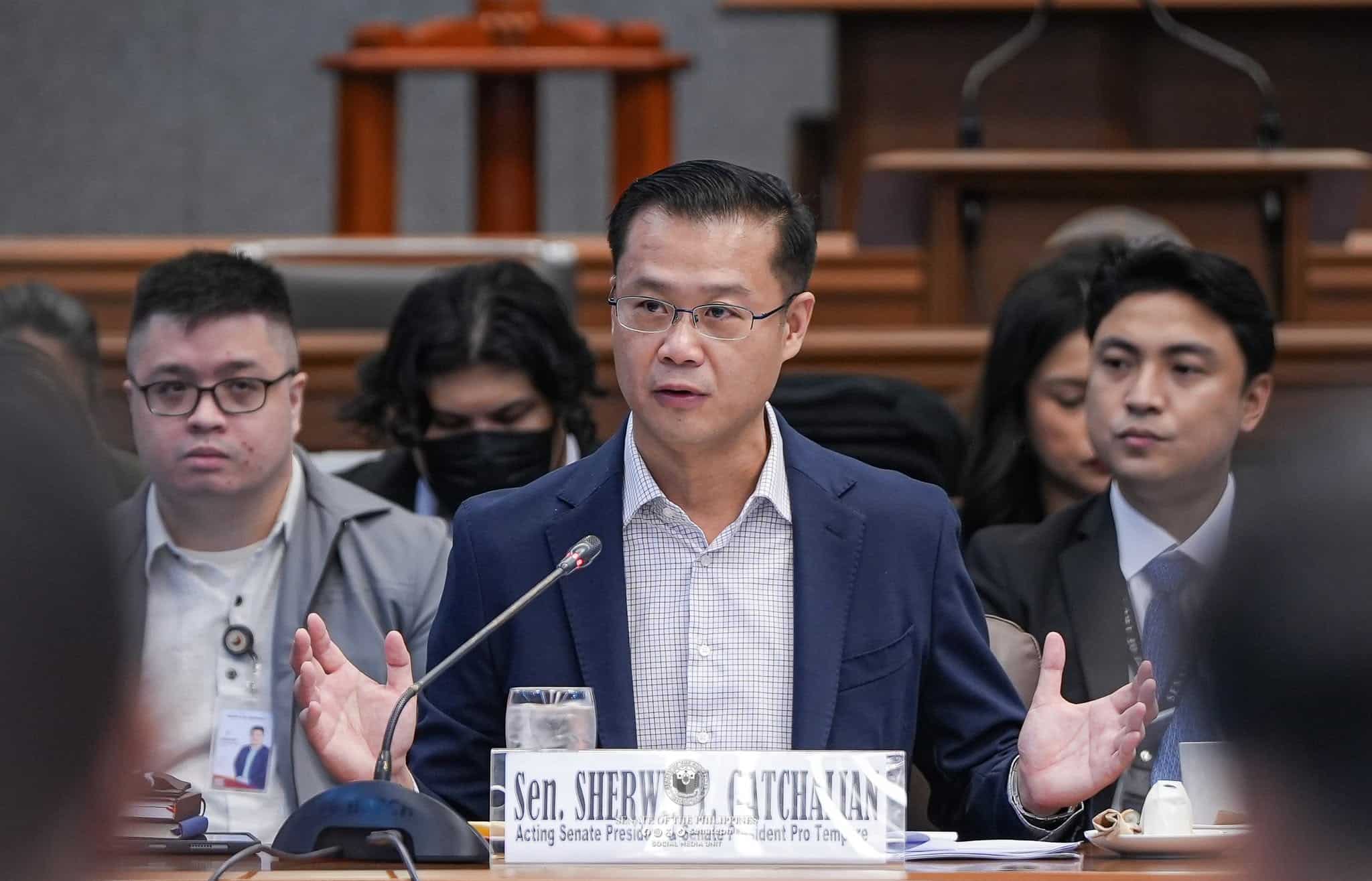 Gatchalian says banks recognize him as Senate signatory