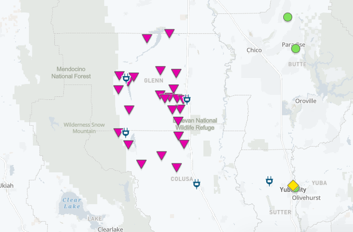 PSPS map: Where PG&E could cut power on Wednesday, Thursday