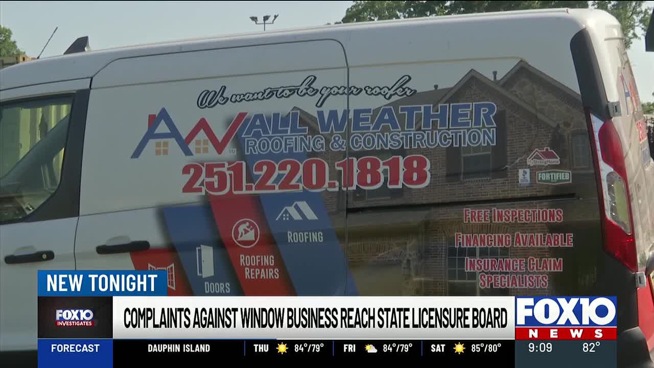 Complaints against Mobile roof and window companies reach Alabama Home ...