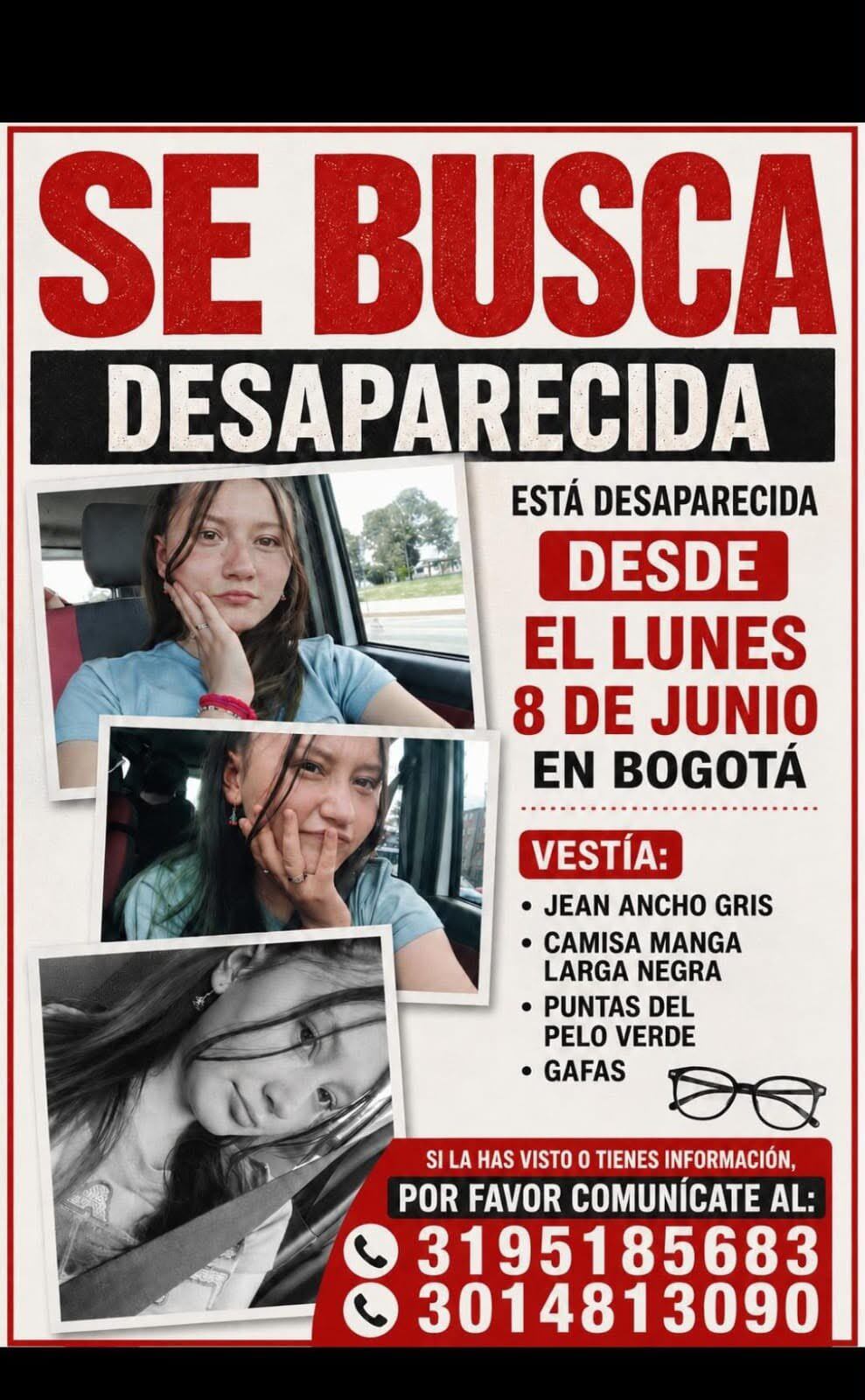 ¿Dónde está Mariana Candela? Buscan a menor que desapareció en Bogotá ...