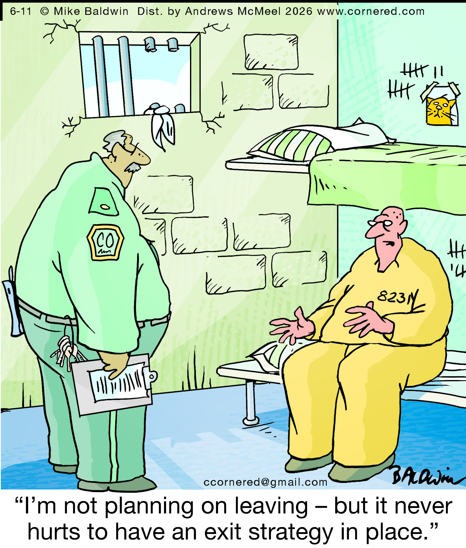 Cornered by Mike Baldwin