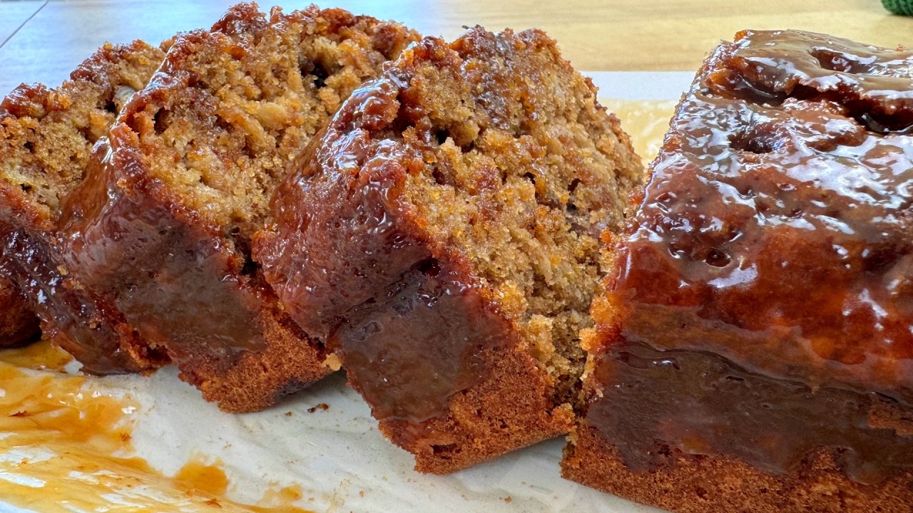 Easy sticky apple cake recipe moist and delicious