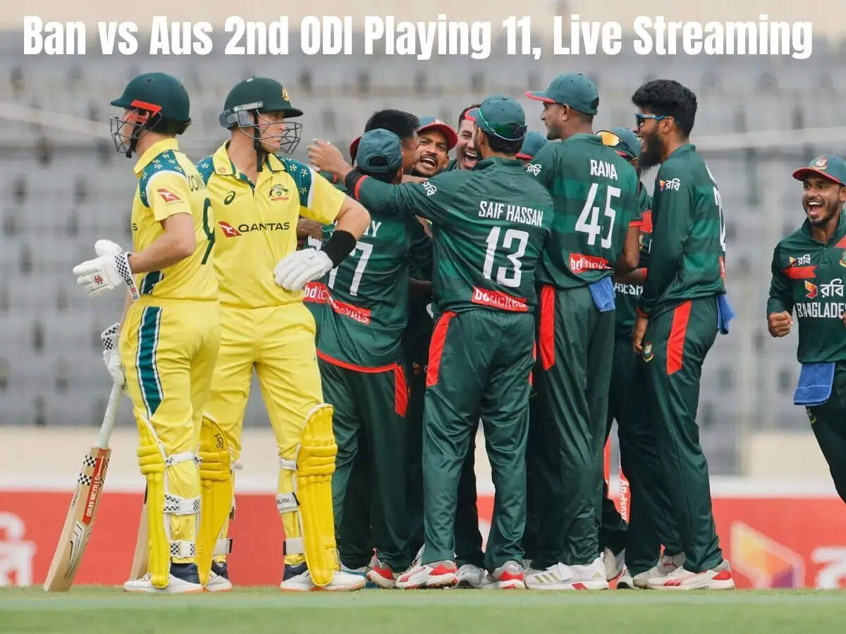 BAN vs AUS 2nd ODI playing 11, live streaming, pitch report, weather update
