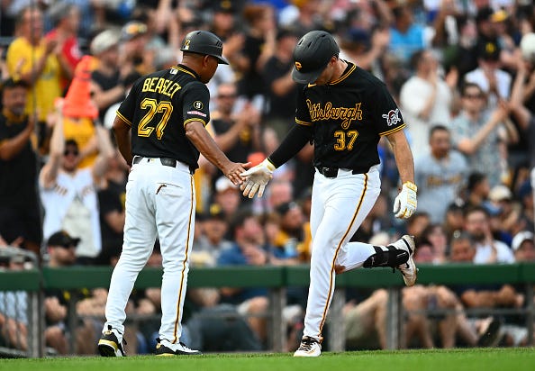 Tyler Callihan, ex-Reds OF with Pirates, hits first MLB HR off Ohtani