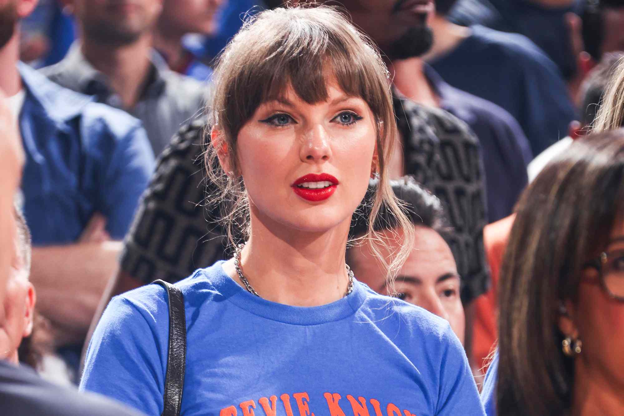 Knicks radio analyst caught mouthing off about Taylor Swift at Game 4 ...