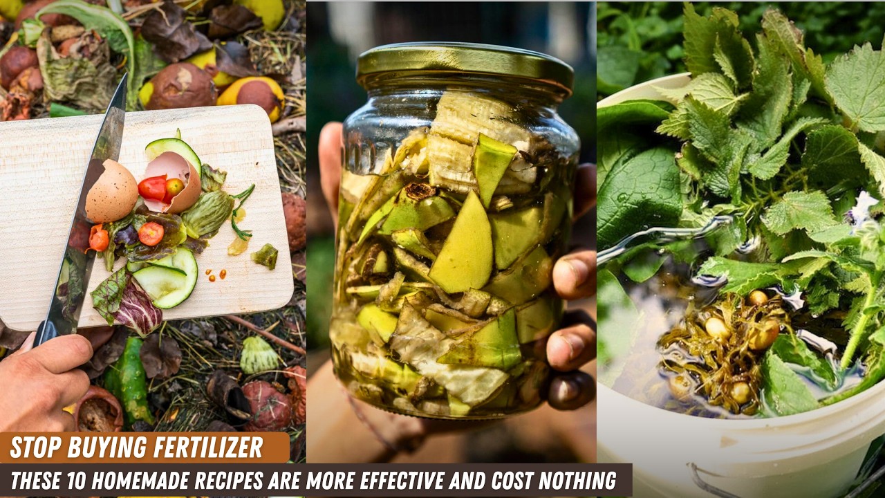 The best homemade fertilizers for strong healthy plants