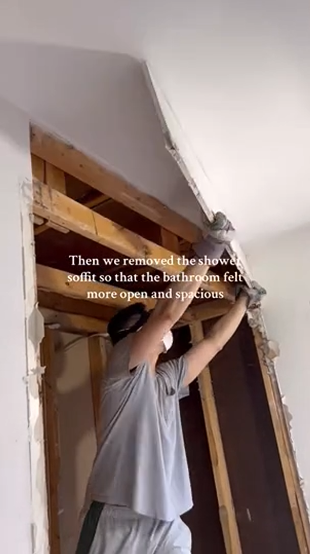 Stunning bathroom transformation DIY renovation makeover reveal