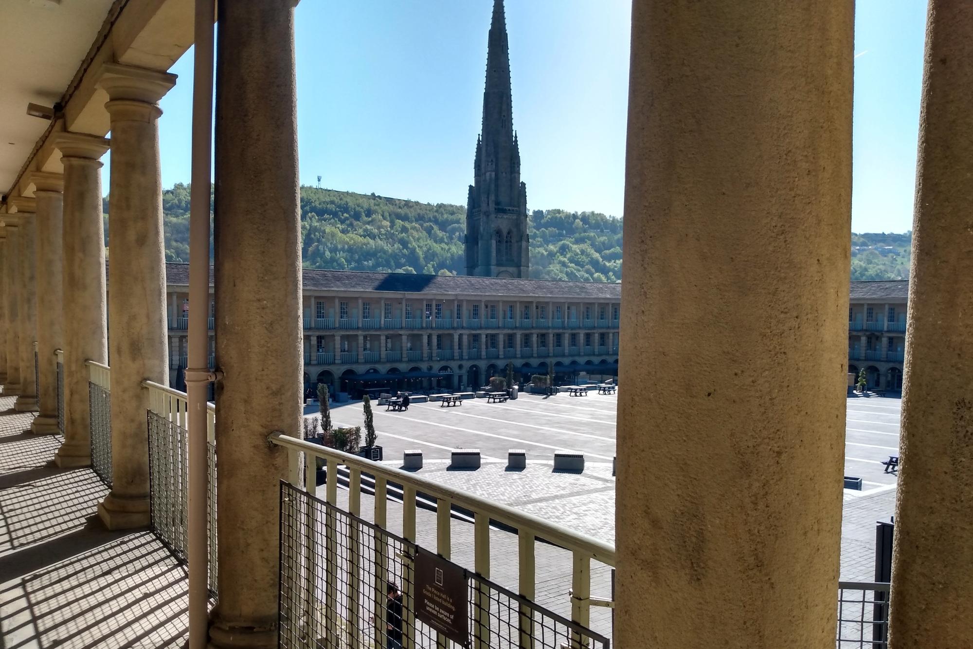Historic Halifax Piece Hall wall damaged in crash can be repaired