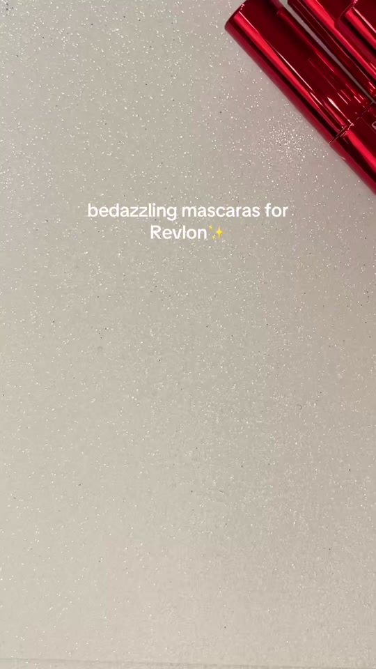 Bedazzled rhinestone mascara for fun looks