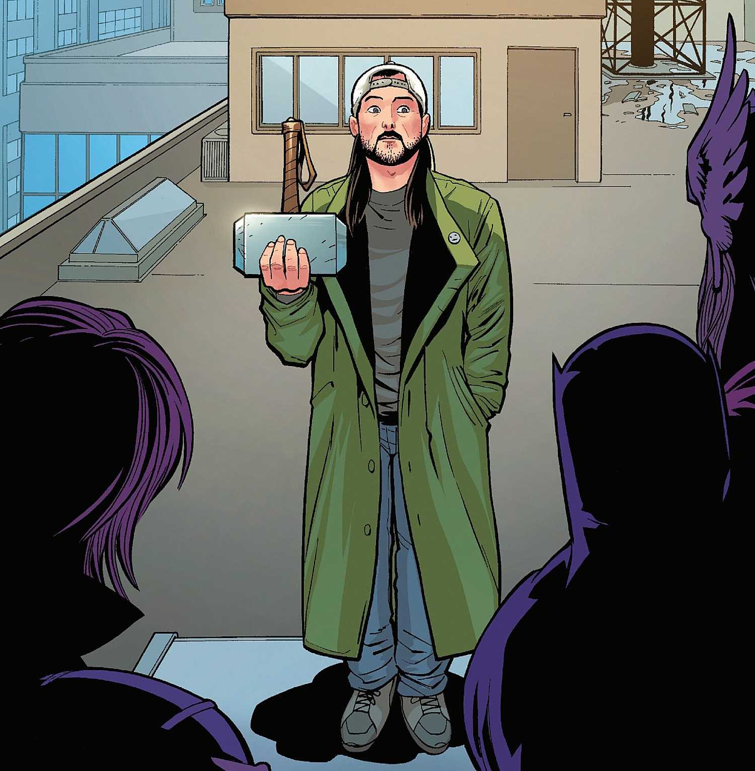 Kevin Smith officially confirms Silent Bob can lift Thor's hammer