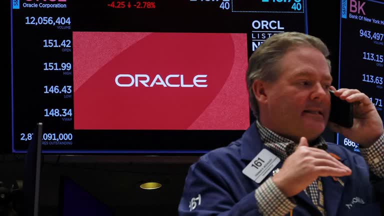 Oracle shares plunge as soaring AI spending rattles investors