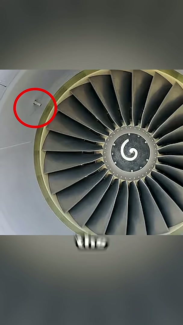 What's that strange probe inside a jet engine inlet?