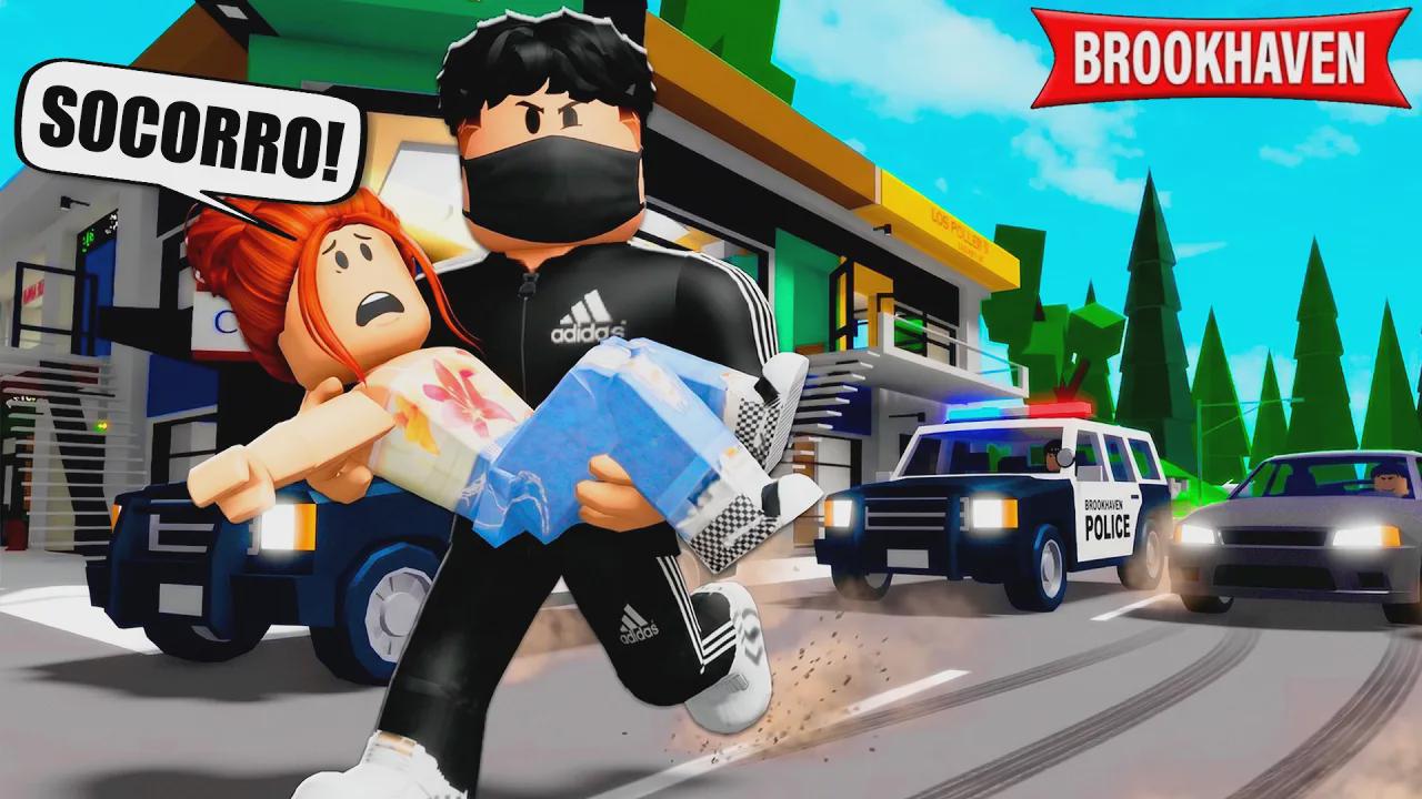 A menina foi sequestrada pelo vizinho | Historinhas Brookhaven RP | Roblox