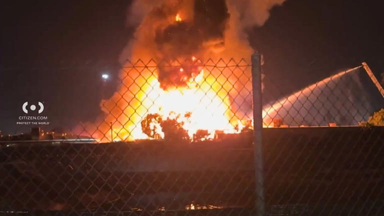Pallet yard fire threatens structures, draws multi-agency response in ...