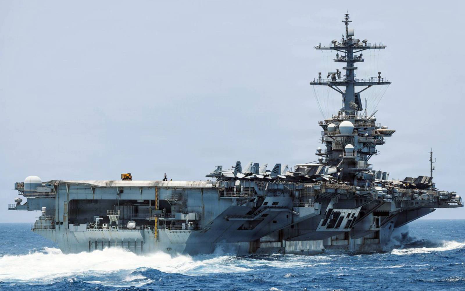 US military says none of its warships struck in Strait of Hormuz