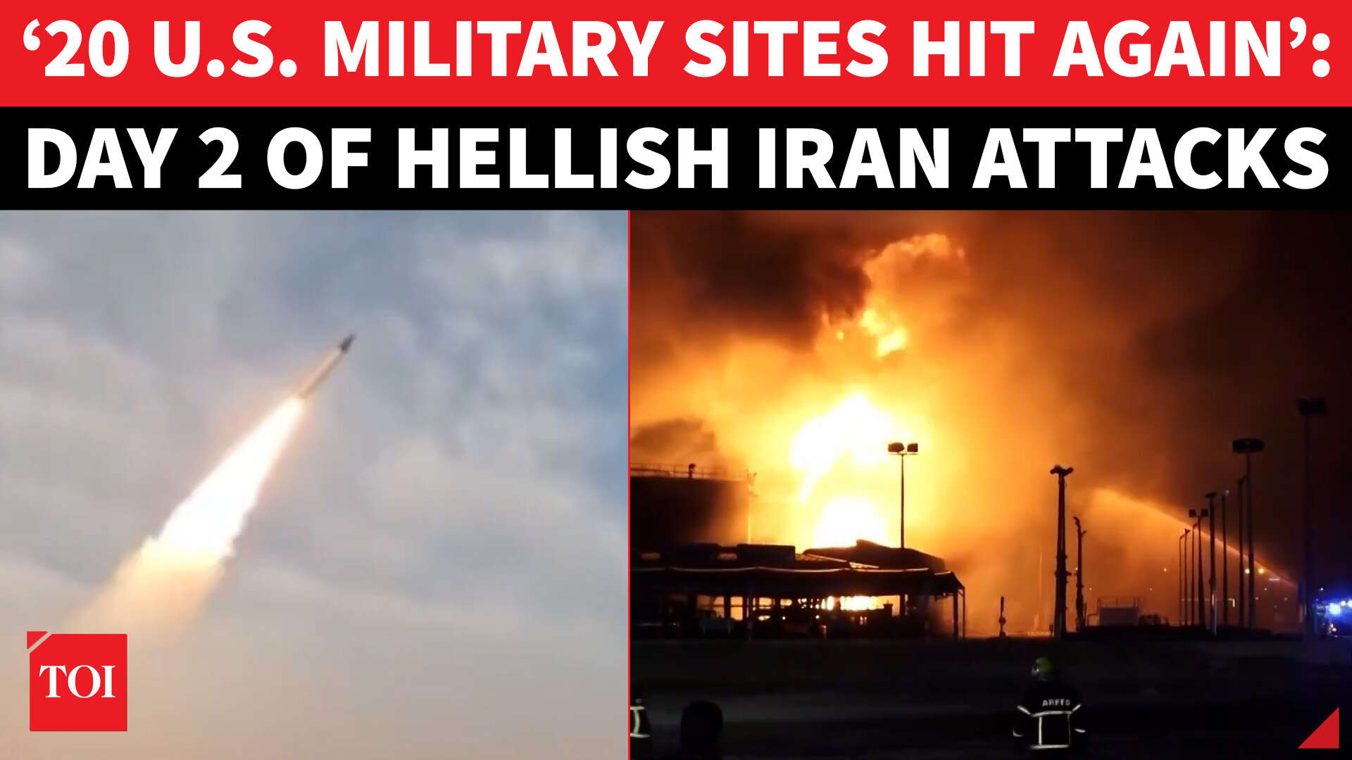 'Trump stunned' after Iran's major offensive; 'Missiles & drones hit 20 ...