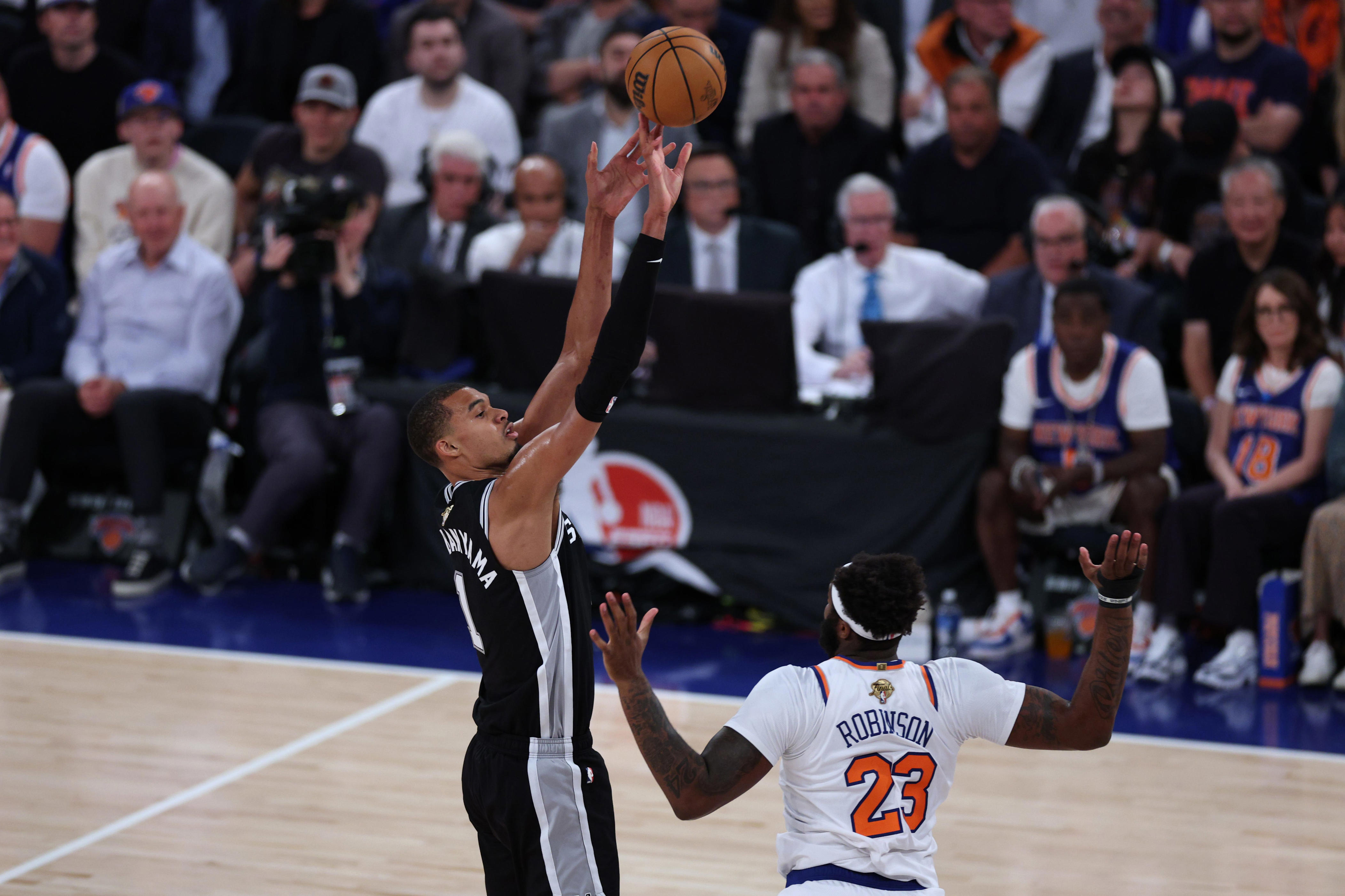 Victor Wembanyama stats vs Knicks in NBA Finals Game 4