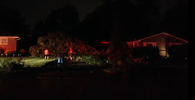 Storms bring down trees and knocks out power to thousands in Northeast Ohio