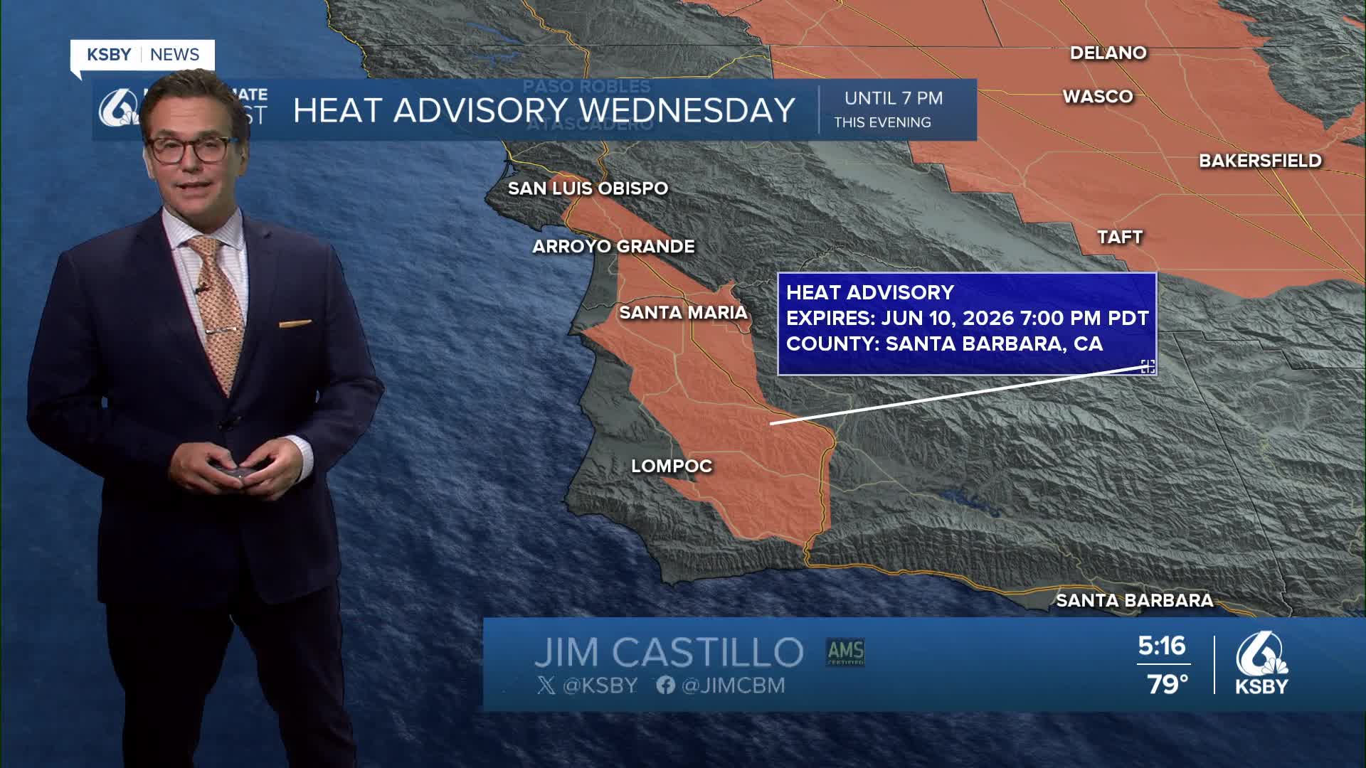 The heat advisory ends at 7 pm this evening, and cooling is expected ...