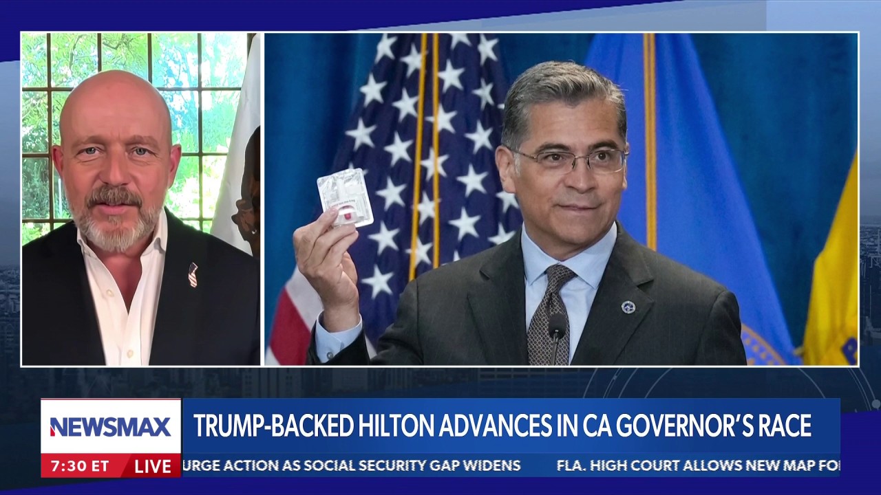 Steve Hilton rips his opponent Xavier Becerra in the CA gov race