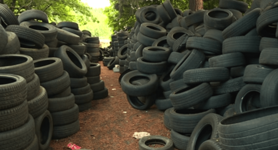 Thousands of dumped tires overwhelm East Portland property, raising ...