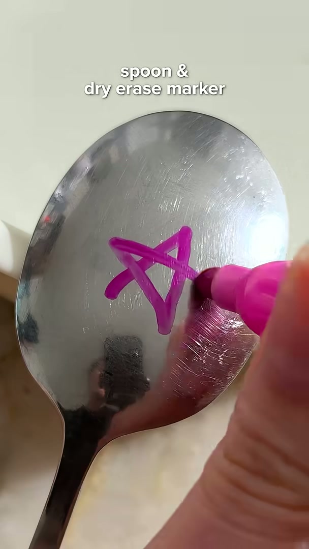 Draw on a spoon, dip it in water, and watch the doodles come to life