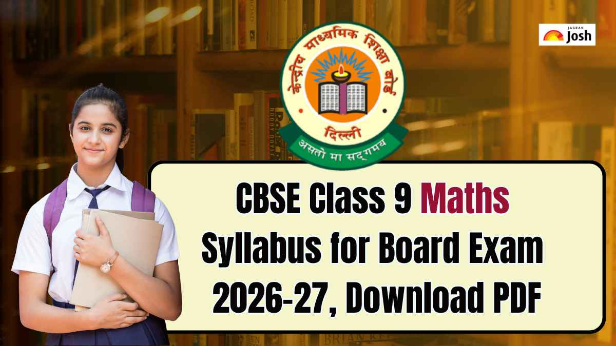 CBSE class 9 maths syllabus for board exam 2026-27, download PDF