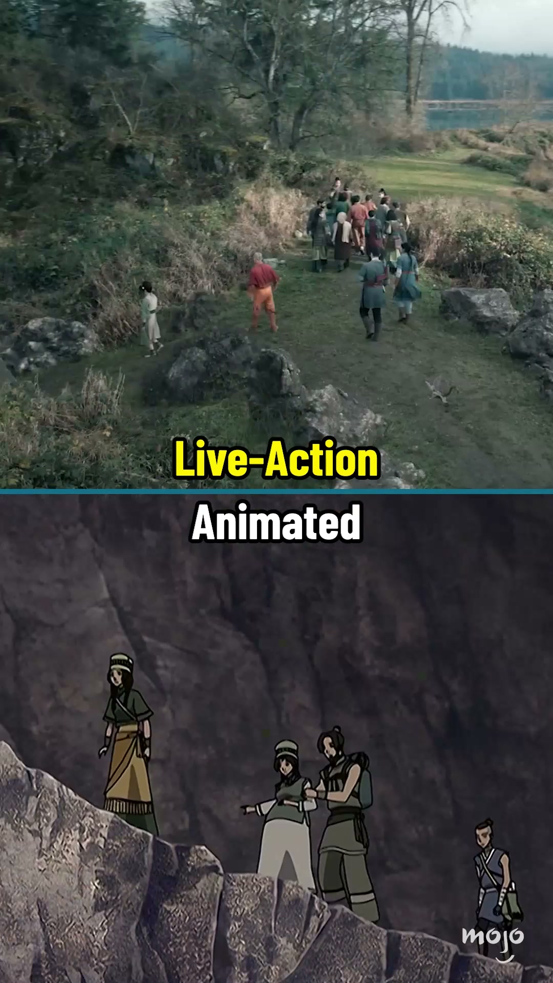 Toph ATLA live action vs animation