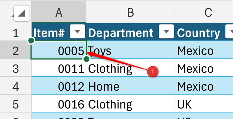 Excel cards view makes the mobile app easier to use