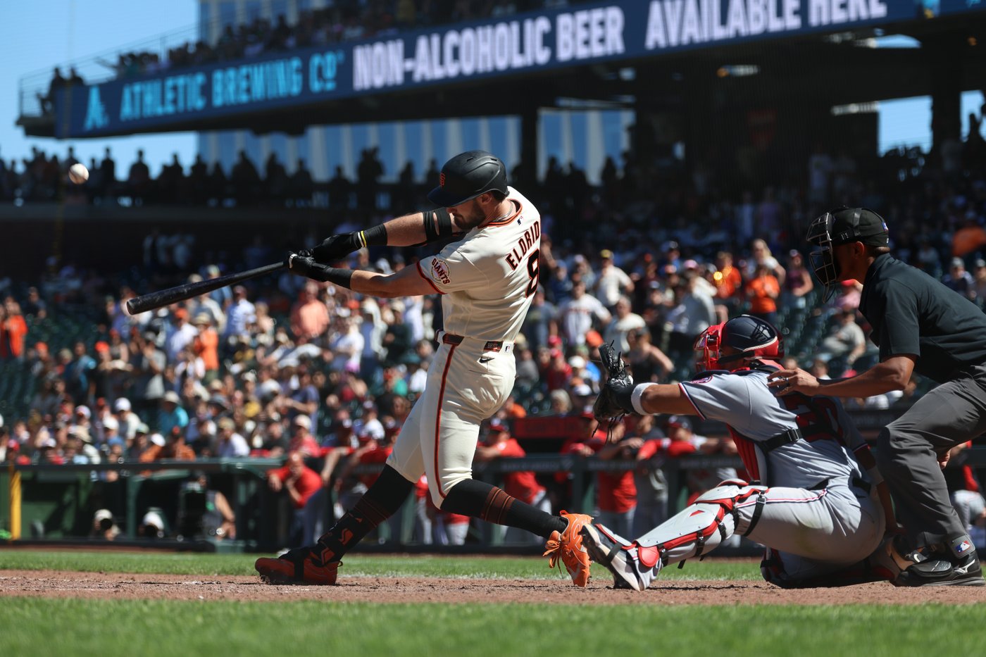 Eldridge's grand slam caps wild comeback as Giants rally from 8 down in ...