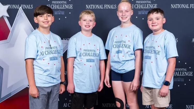 Alcoa Intermediate students win national Presidential AI Challenge