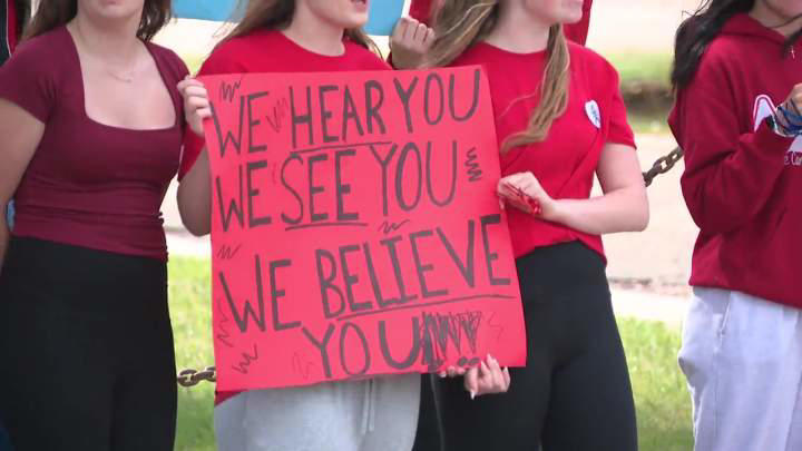 Camrose students protest disturbing rape, mutilation messages shared on ...