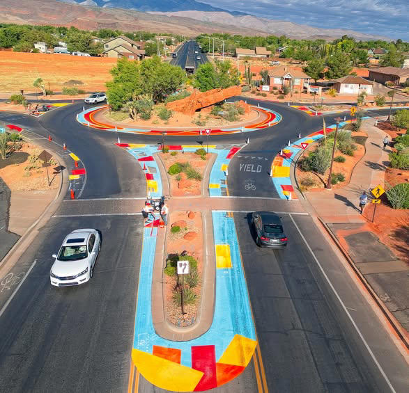Safety in art: Controversial Ivins roundabout art project aims to ...