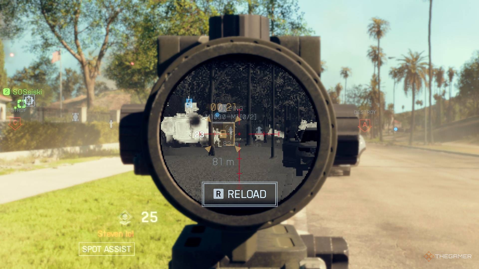 Here's how to solve the thermal scope bug in Battlefield 6