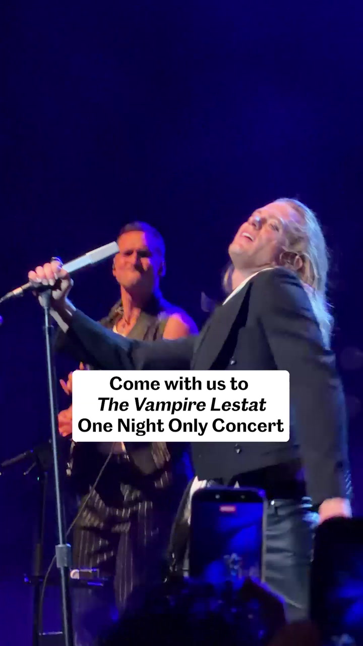 Come with us to the Vampire Lestat concert
