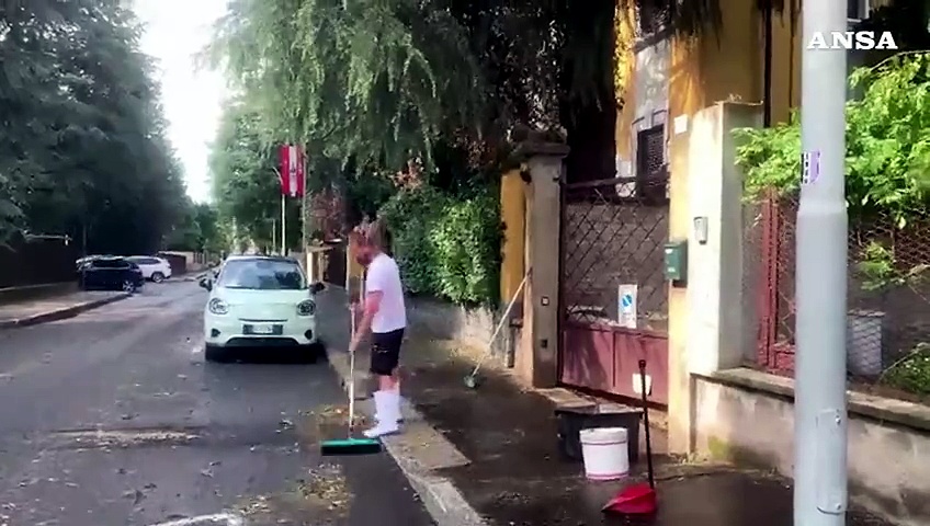 Maltempo: violenta grandinata con vento nel milanese, caduta di alberi ...