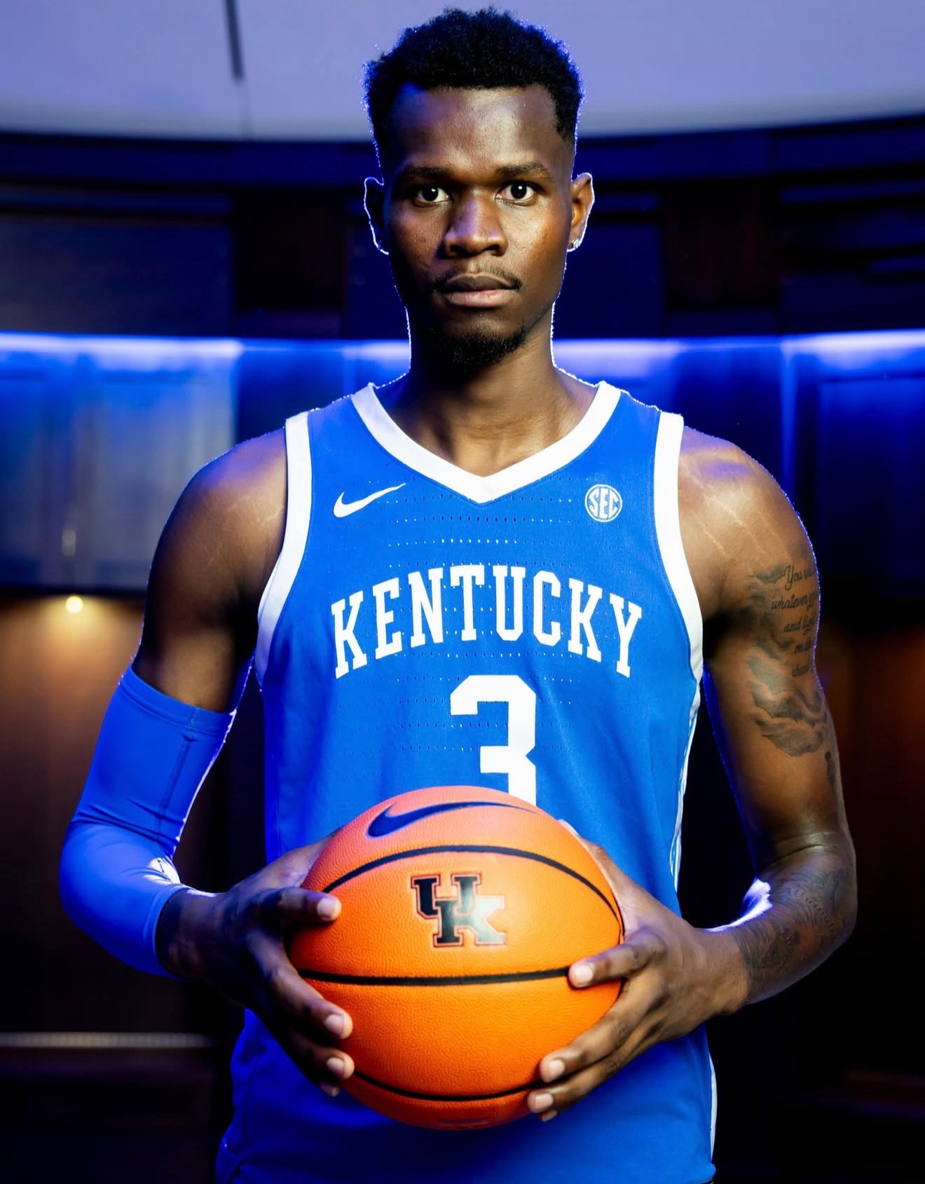 Ousmane N’Diaye rocks Kentucky blue for the first time in Lexington
