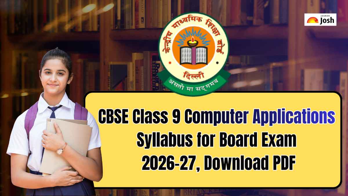 CBSE class 9 computer applications syllabus for board exam 2026-27 ...
