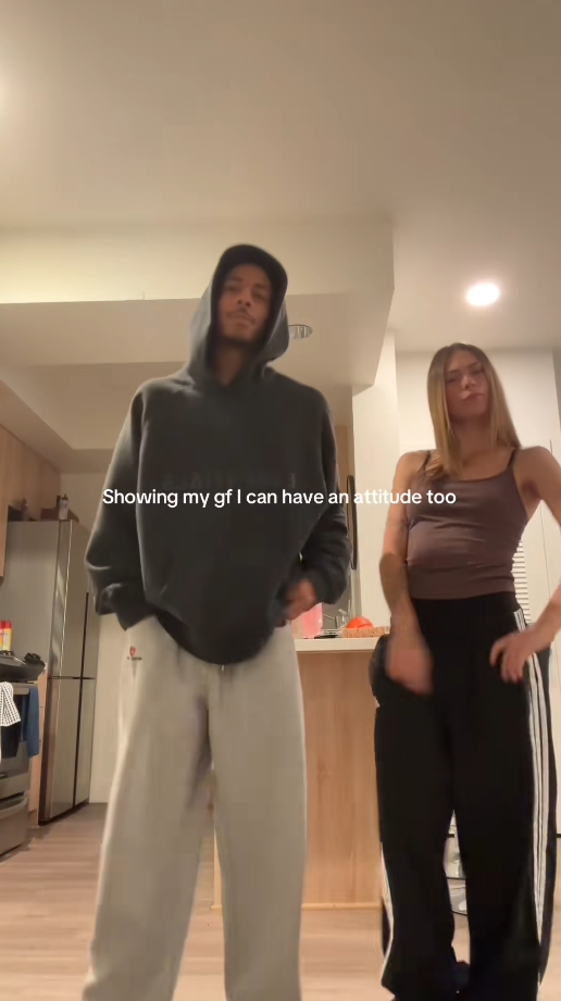 Showing my girlfriend my new attitude