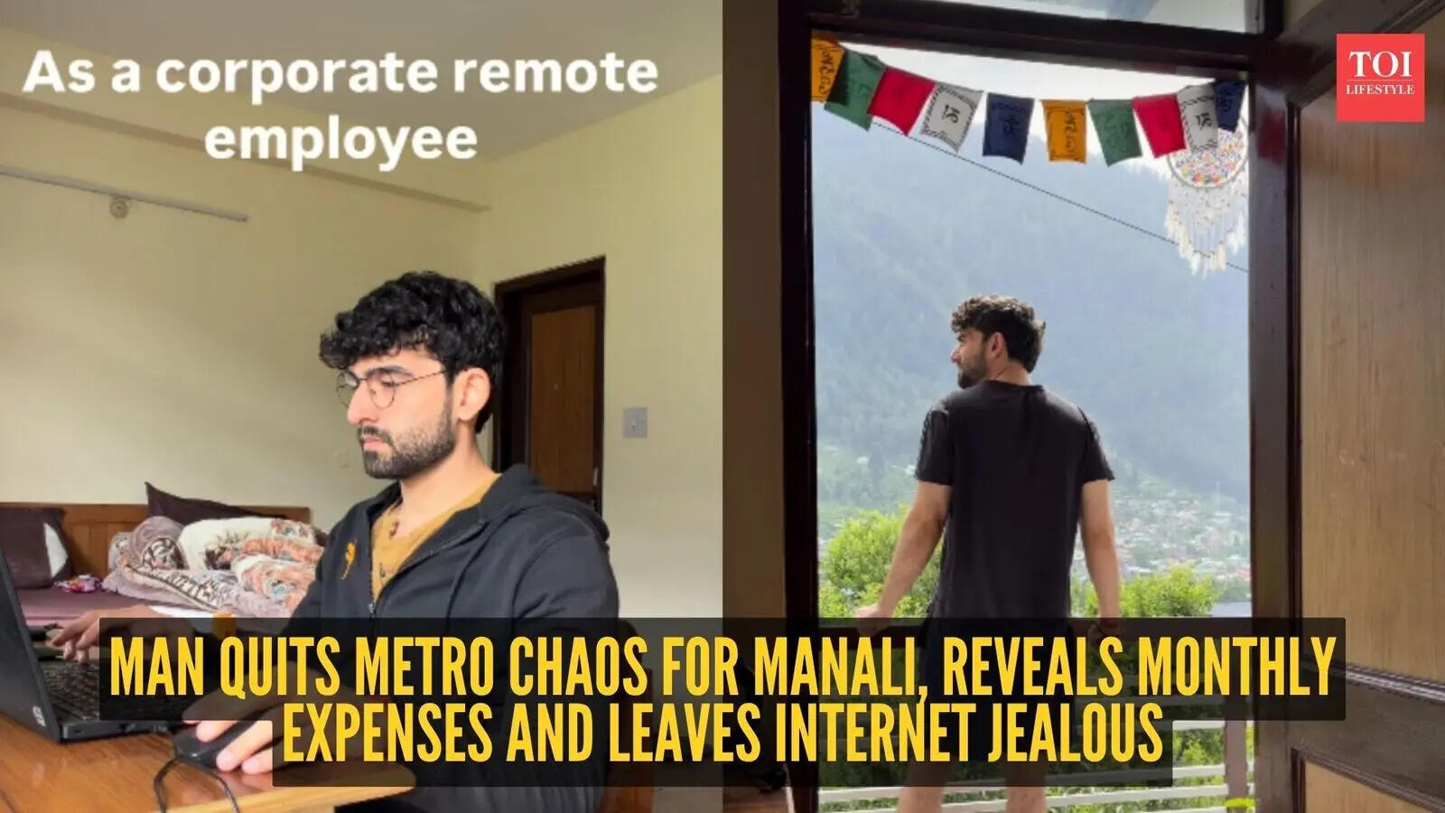 ₹14,000 rent, mountain views and zero commute: Remote worker's Manali ...