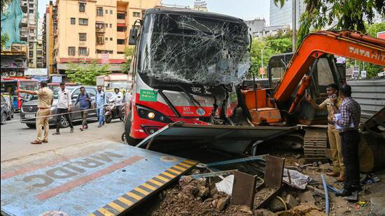 No brake failure in Dadar bus crash: Probe