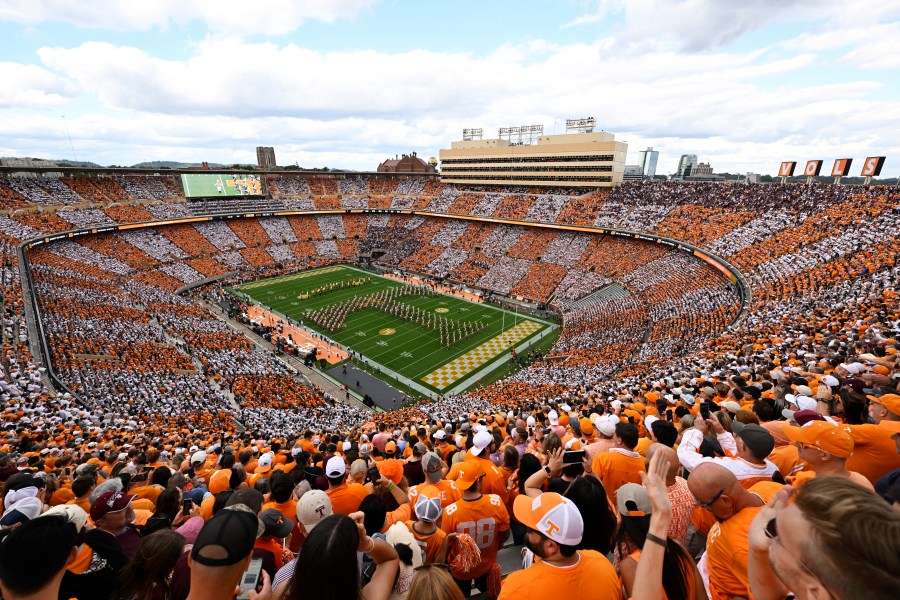 Game time announced for Tennessee’s SEC home opener against Texas