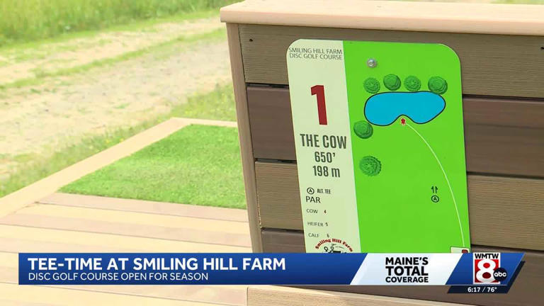 Smiling Hill Farm opens disc golf course for the season