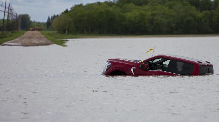 Manitoba drivers urged to check conditions after recent floods washout ...