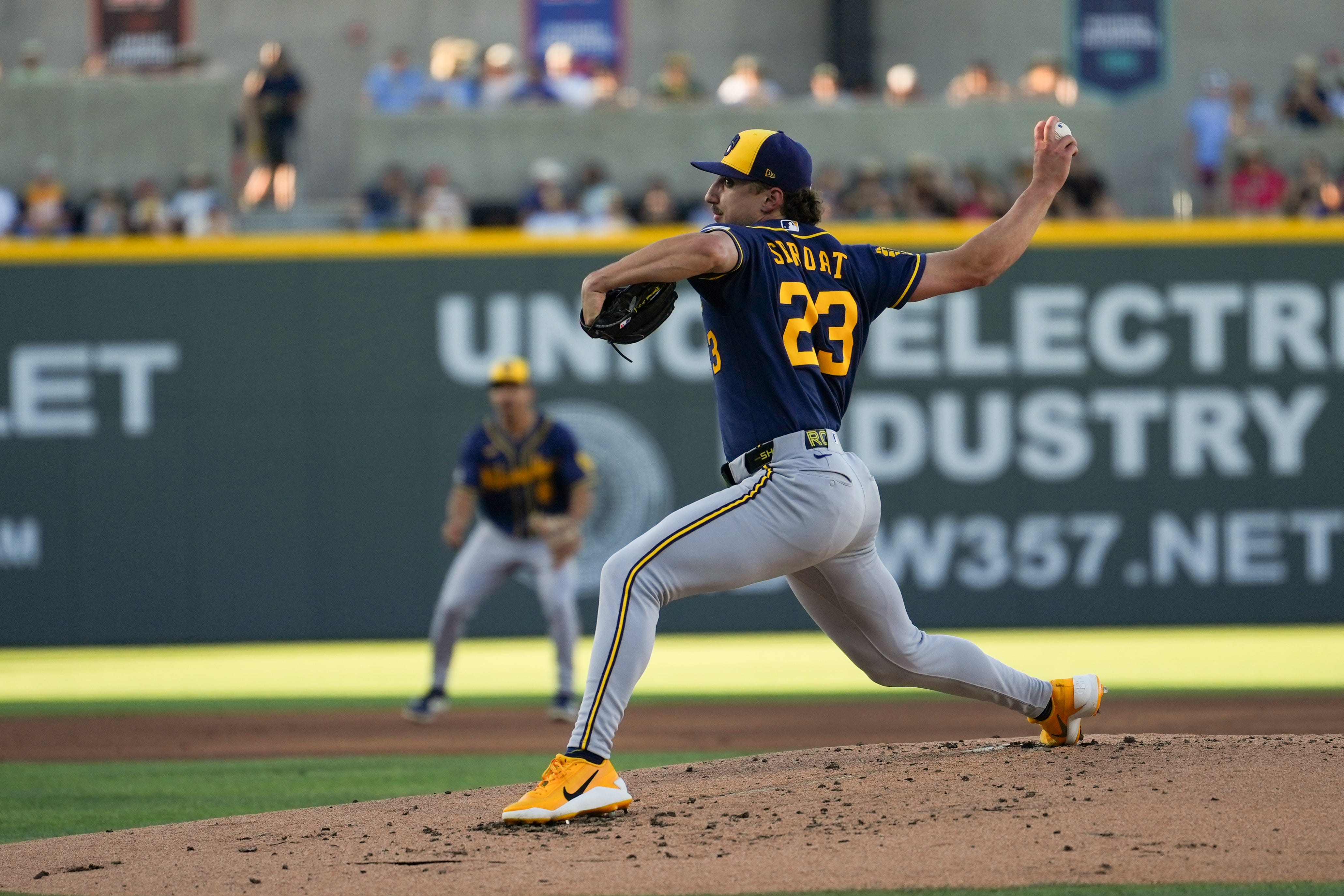Brewers 7, Guardians 4: Brandon Sproat cramps up, Jackson Chourio homers