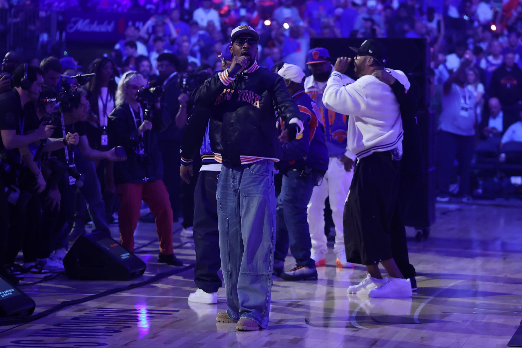 Wu-Tang Clan perform at NBA Finals Game 4 halftime show